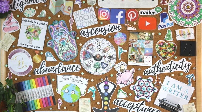 Hourglass Procrastinator’s Vision Board Project
